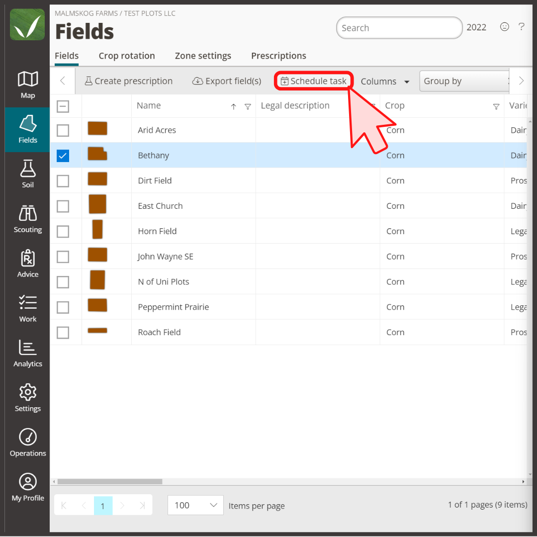 Creating a grid-based soil sampling plan for a field – FarmQA