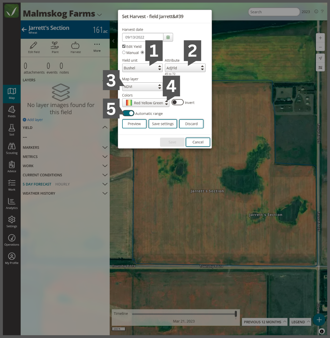 Adding yield data to your fields – FarmQA