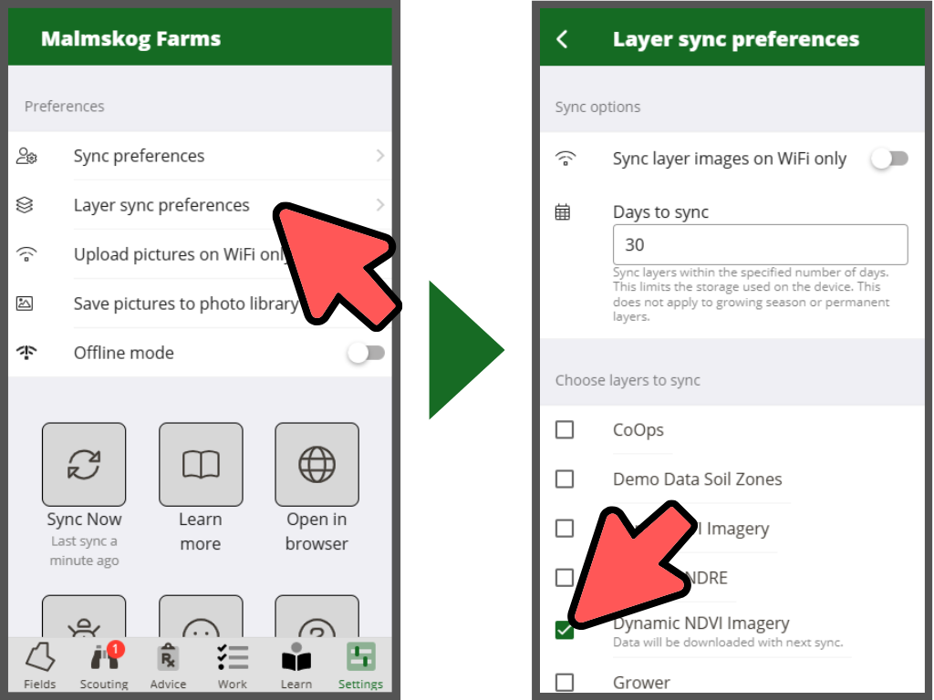Viewing Map Layers – FarmQA