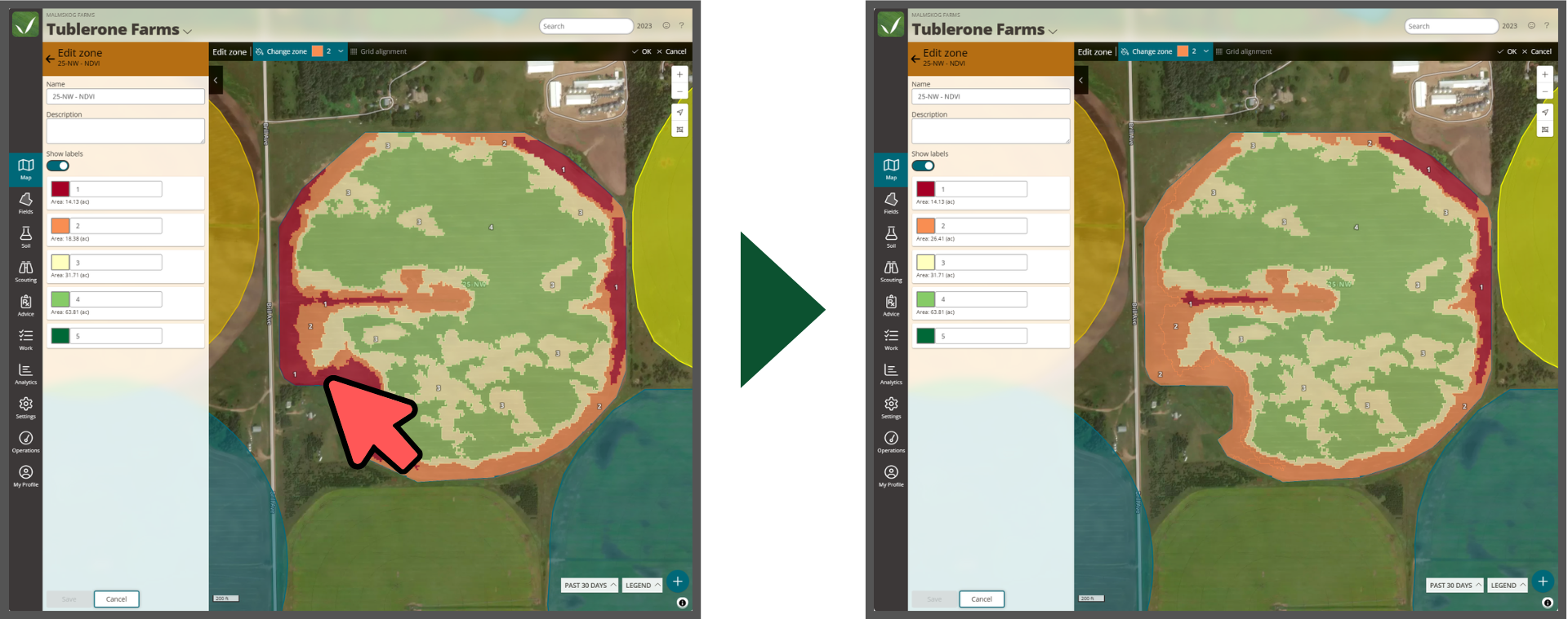 Creating management zones and writing prescriptions – FarmQA
