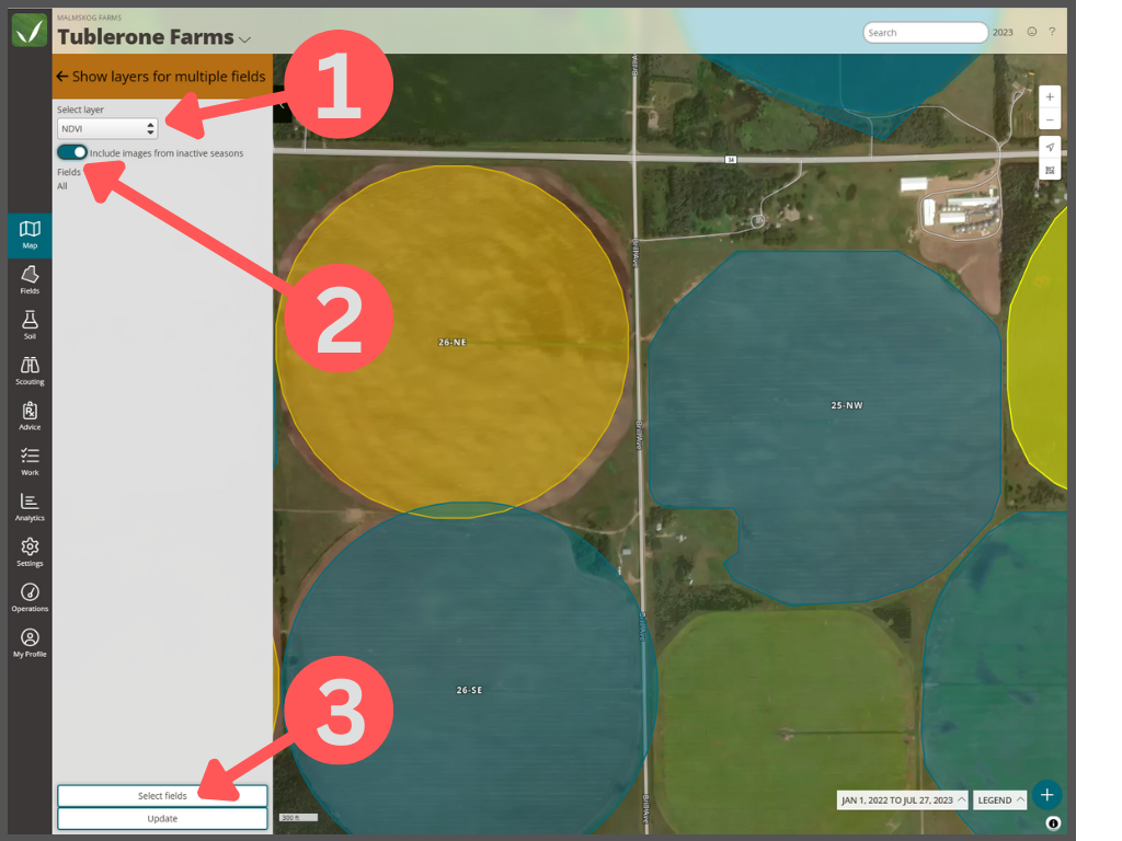 Viewing Map Layers – FarmQA
