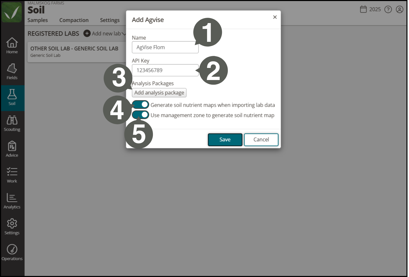 Setting up an AgVise Laboratories integration – FarmQA