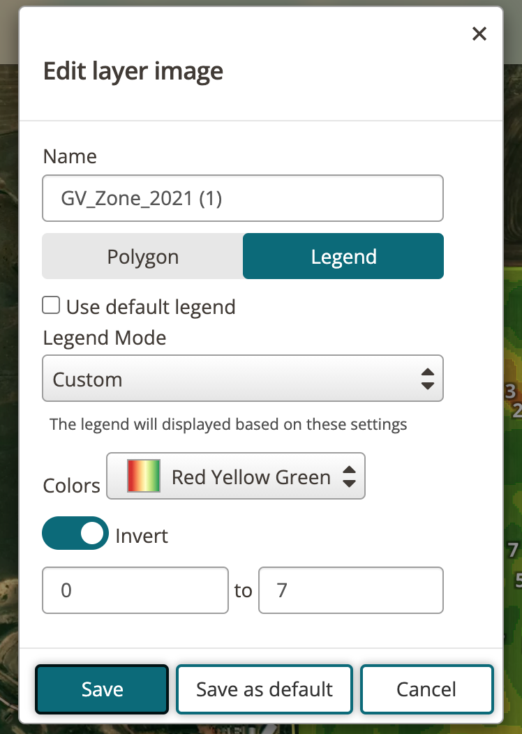 Map Layer Legends – FarmQA
