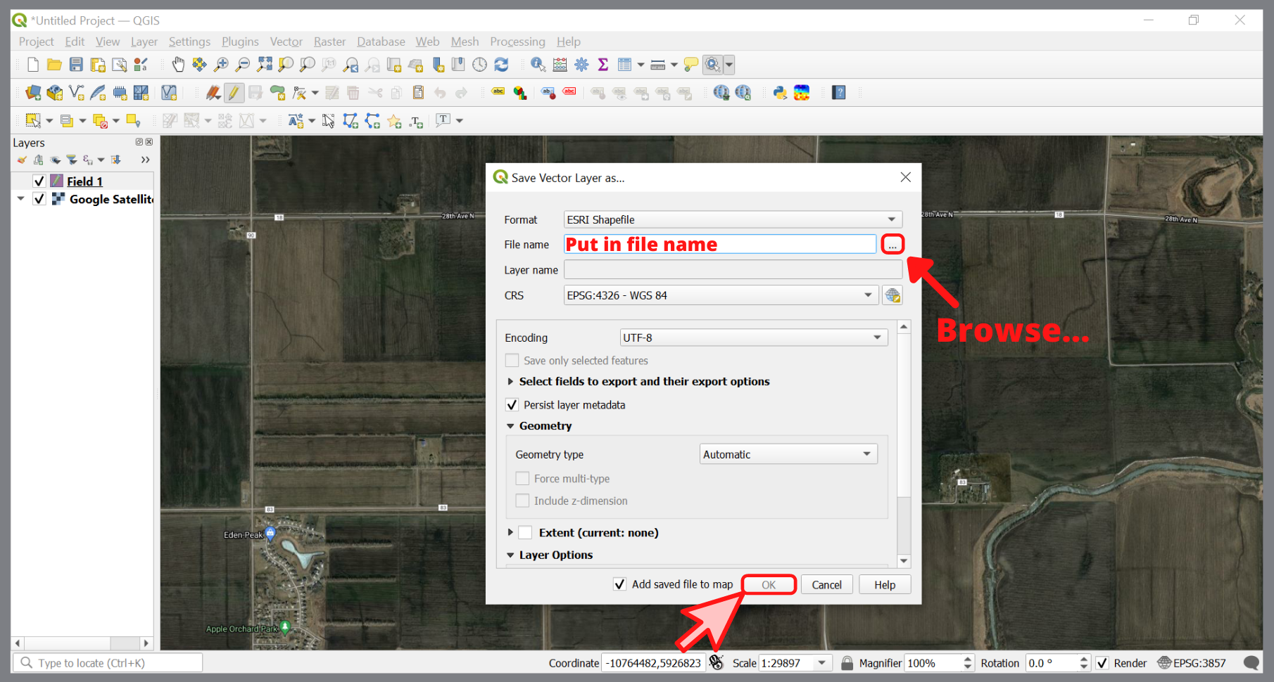 Creating field boundaries using GIS software to import to FarmQA – FarmQA
