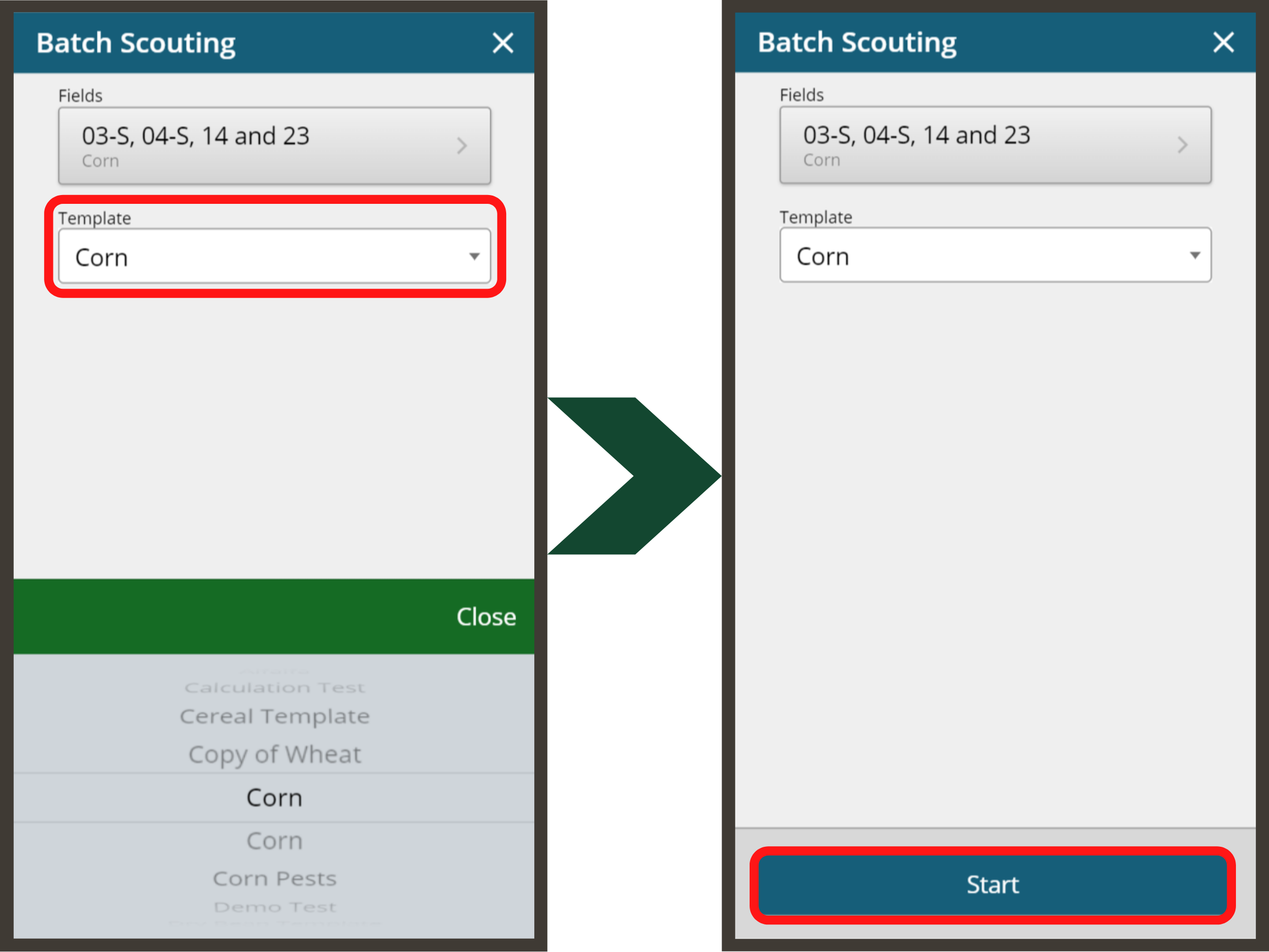 Scout multiple fields at the same time with batch scouting – FarmQA