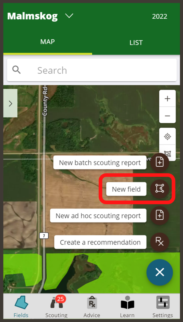 Creating field boundaries in the FarmQA mobile app – FarmQA
