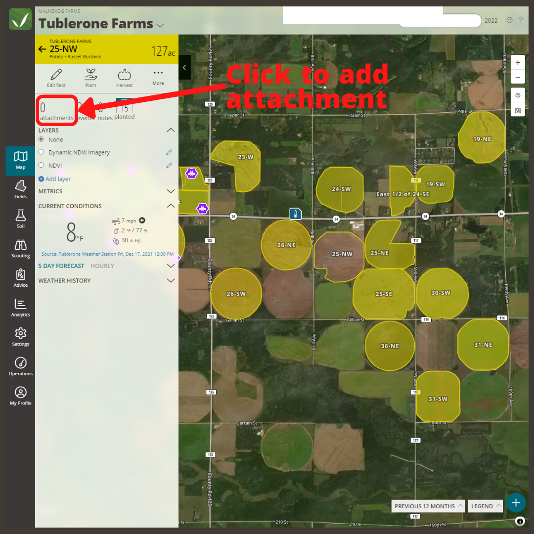 Attaching files to your fields – FarmQA
